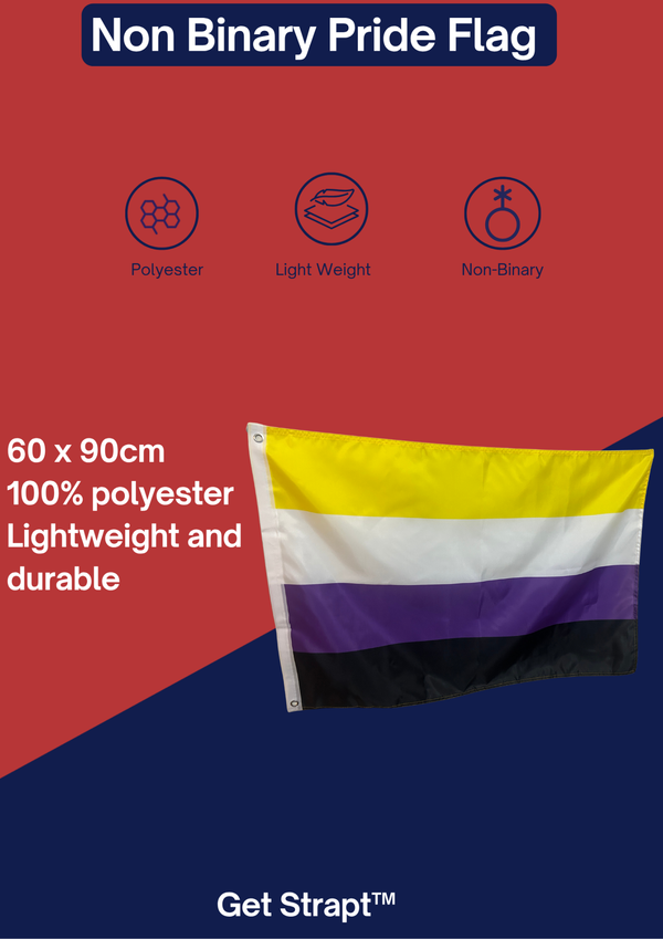 Non-Binary Pride Flag – Get Strapt™